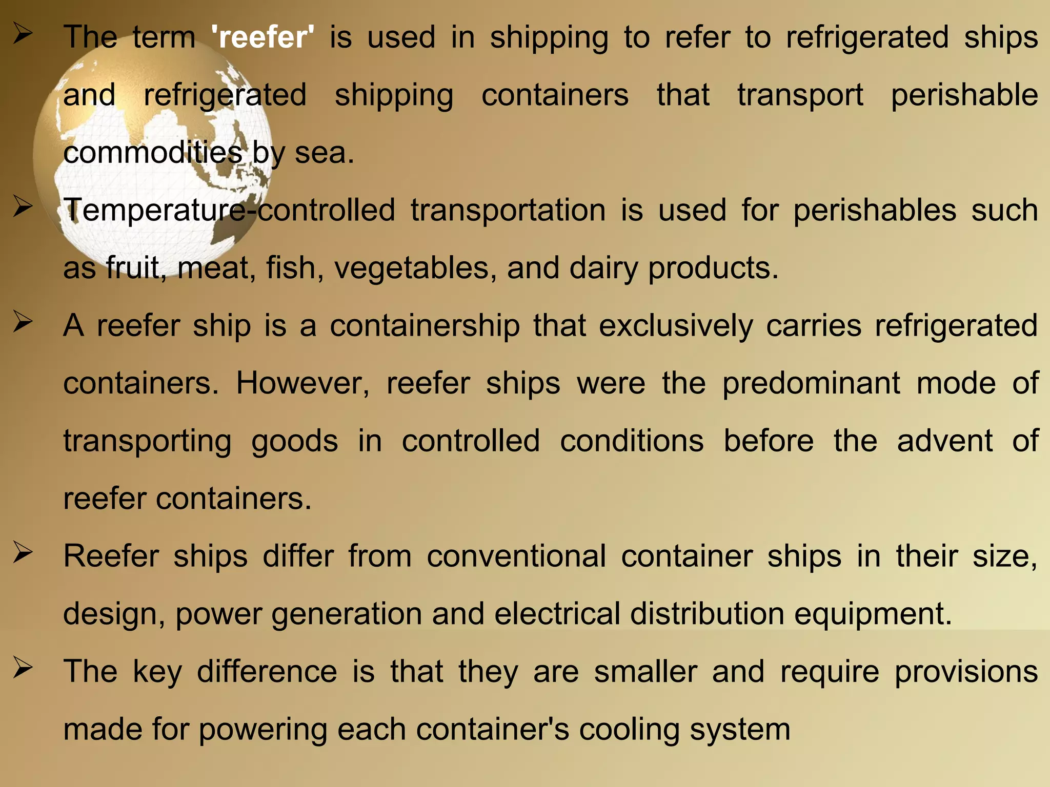 Reefer shipping | PPT