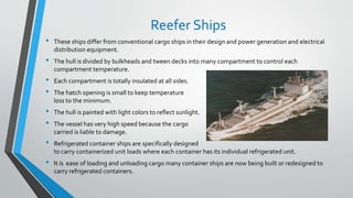 Reefer Ships | PPTX