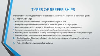 Reefer Ships | PPTX