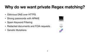 zkStudyClub - Reef: Fast Succinct Non-Interactive Zero-Knowledge Regex Proofs | PPT