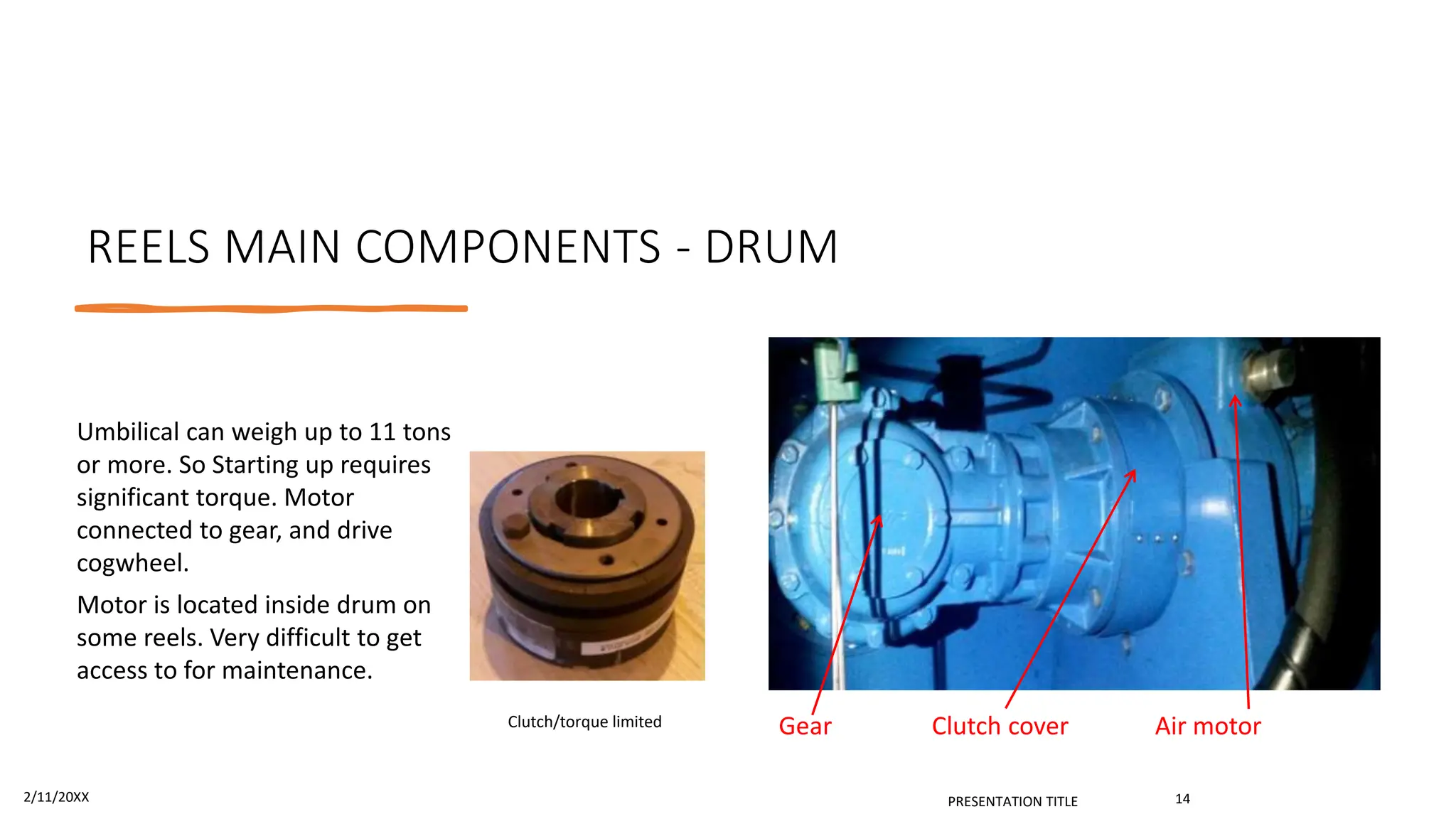 Reel and Umbilical Training for Subsea Hose Reels and Umbilicals | PPTX