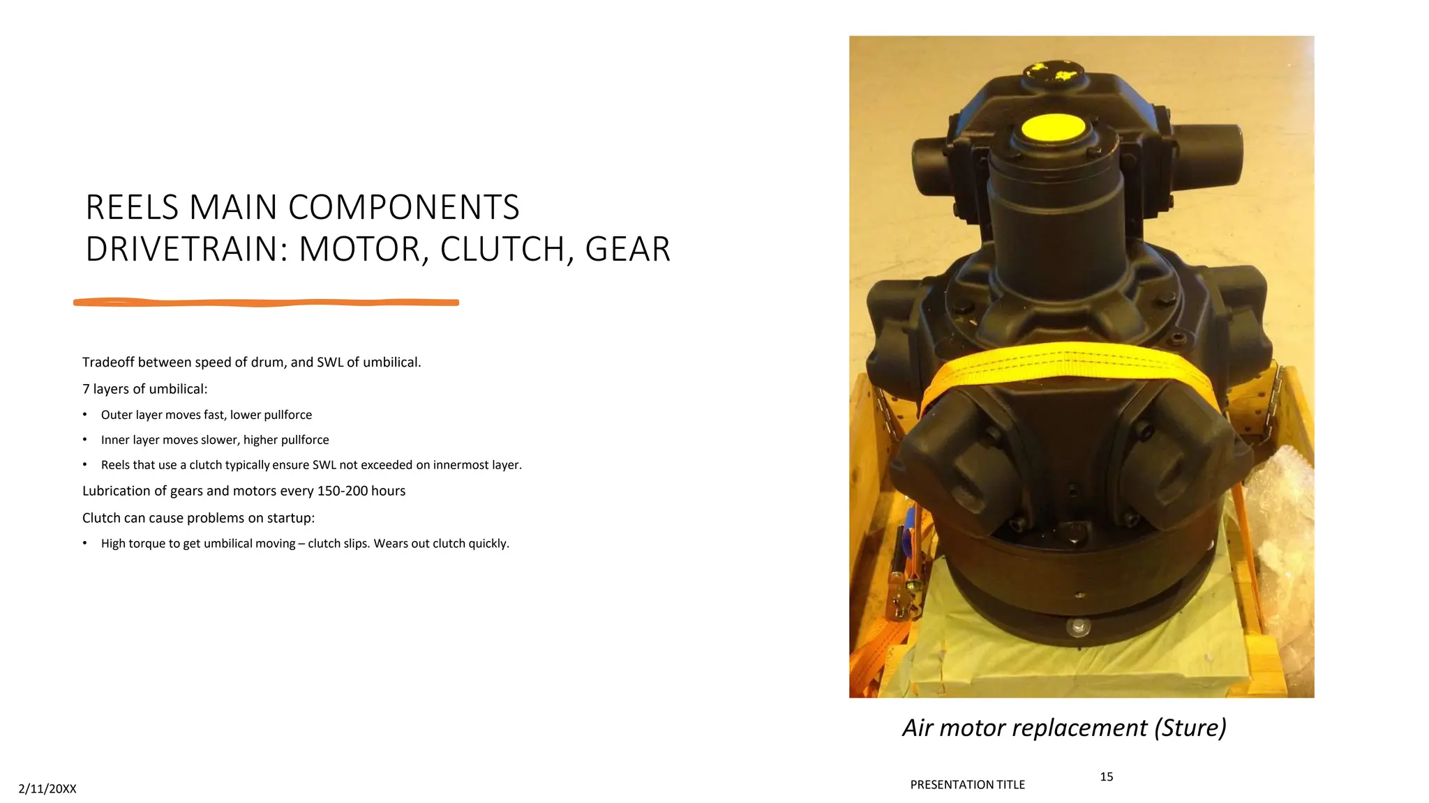 Reel and Umbilical Training for Subsea Hose Reels and Umbilicals | PPTX