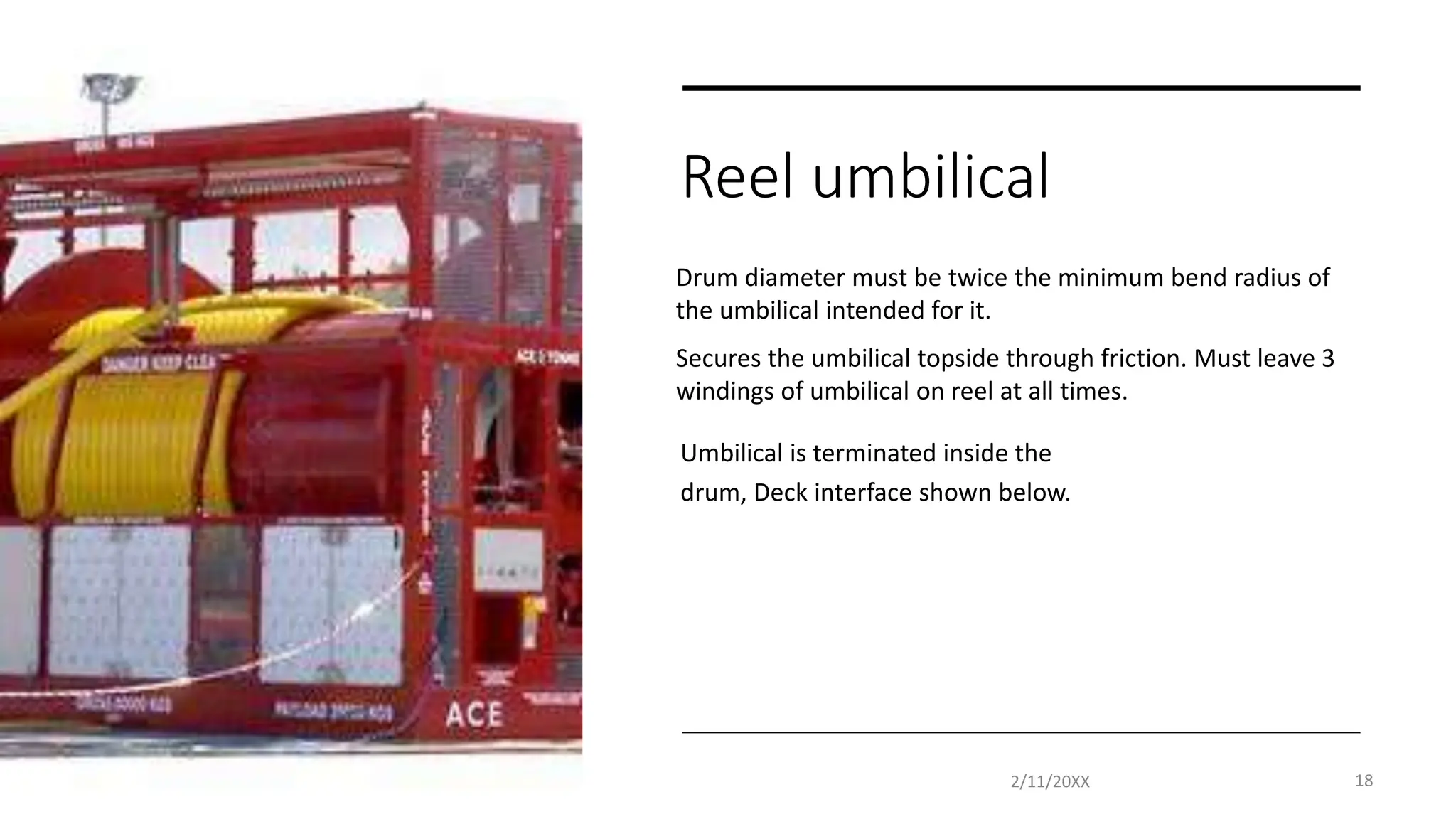Reel and Umbilical Training for Subsea Hose Reels and Umbilicals | PPTX