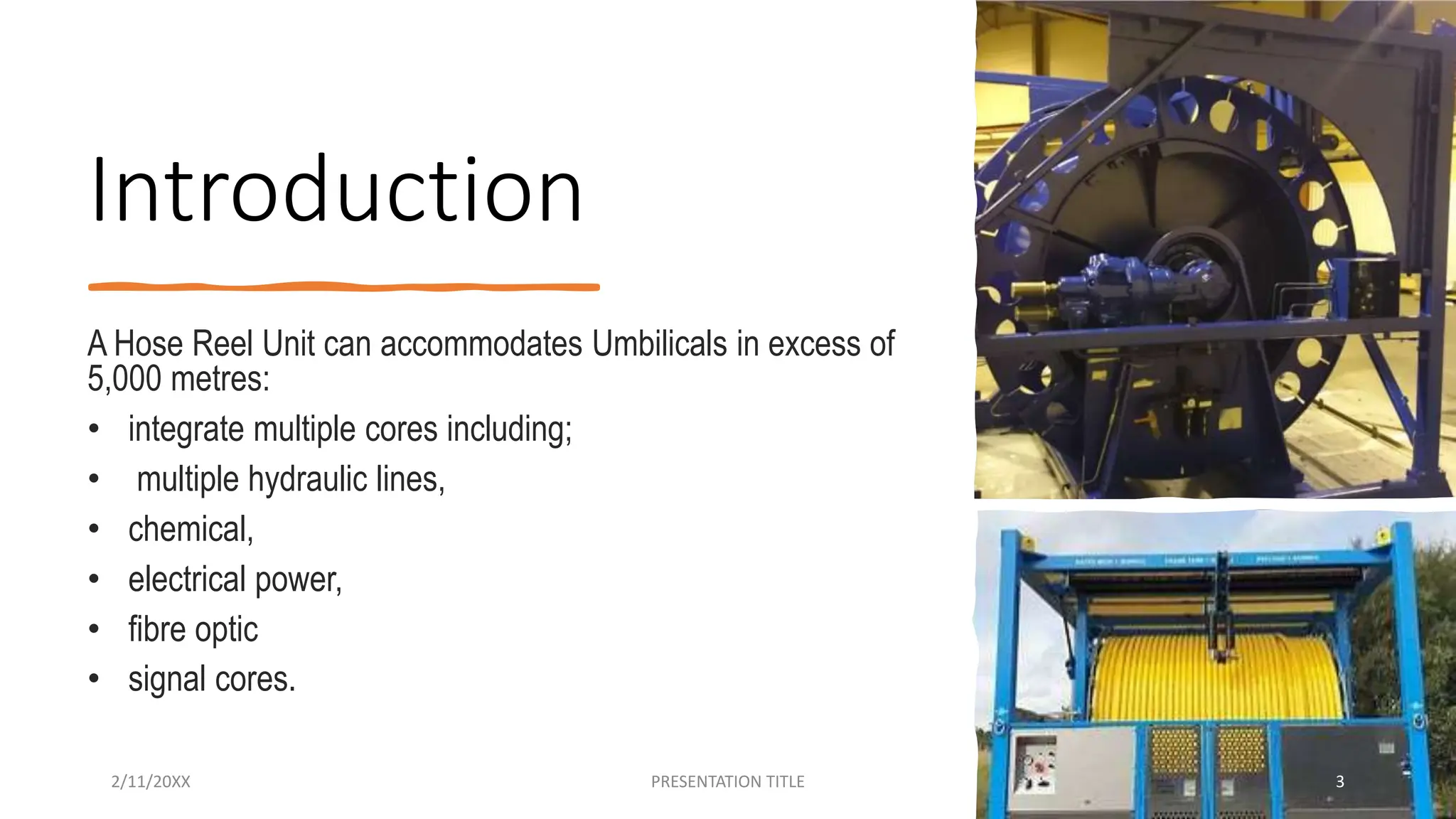 Reel and Umbilical Training for Subsea Hose Reels and Umbilicals | PPTX