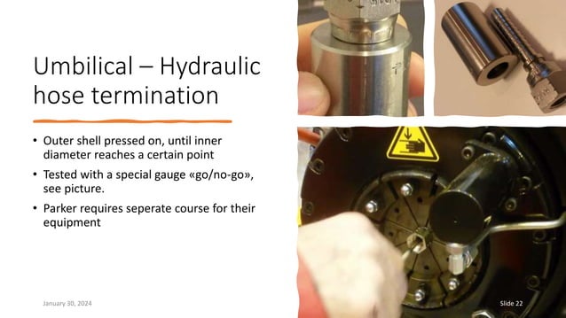 Reel and Umbilical Training for Subsea Hose Reels and Umbilicals | PPTX ...