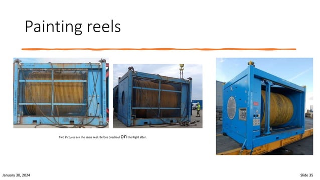 Reel and Umbilical Training for Subsea Hose Reels and Umbilicals | PPTX ...