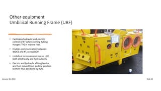 Reel and Umbilical Training for Subsea Hose Reels and Umbilicals | PPTX