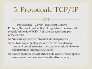 Reţele de calculatoare | PPTX