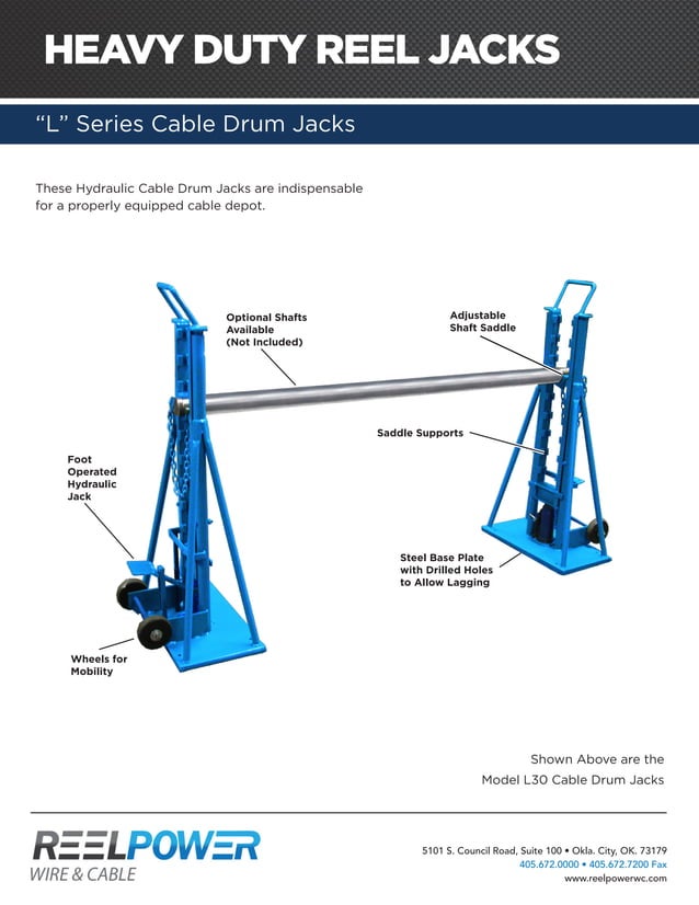 Reel power l seriesreeljacks | PDF