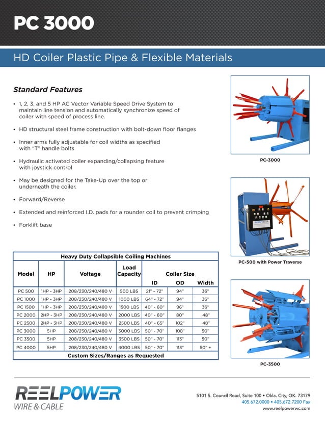 Reel power pc3000 | PDF