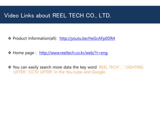 REEL TECH _ Chandelier lift & Various Remote Lighting Lifts | PPTX ...