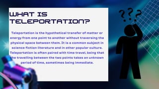 Reel To Real (Teleportation).pptx