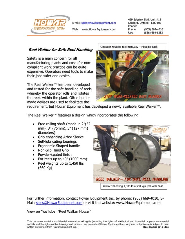 Reel and Spool Handling - Reel Walker | PDF | Fishing Sports | Sports