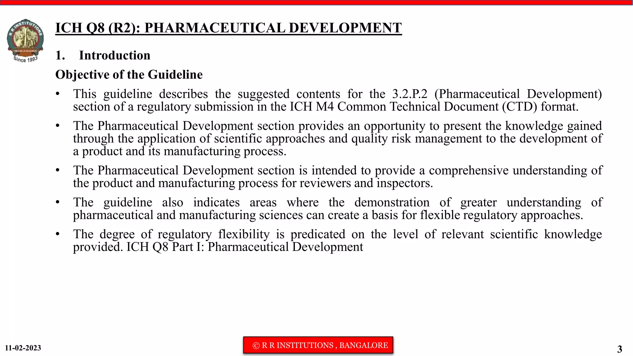 ICH Q8 guideliness CADD.pptx