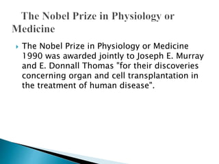 nobel winner 1990 | PPTX