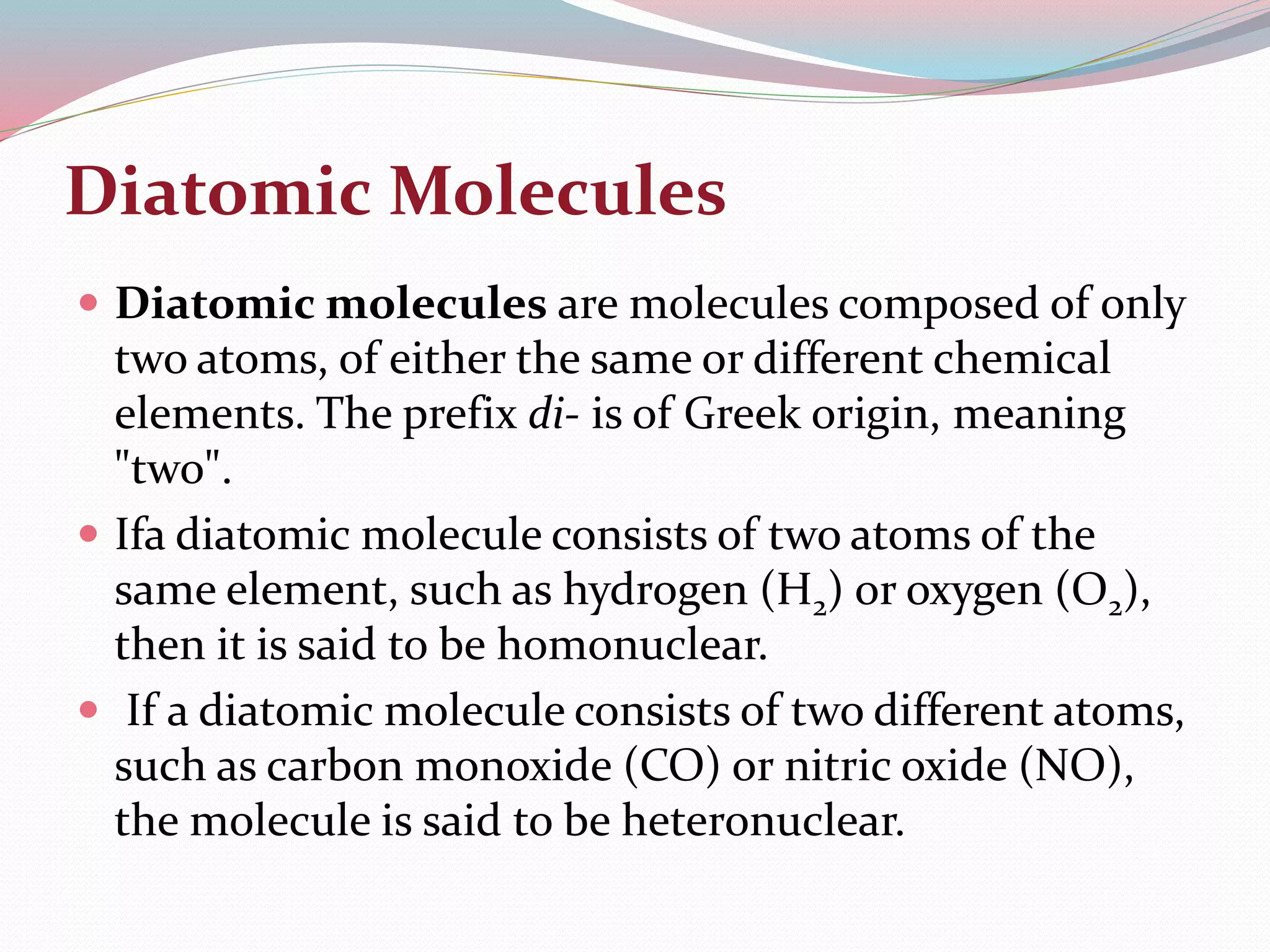 Diatomic Molecules as a simple Anharmonic Oscillator | PPTX | Chemistry | Science
