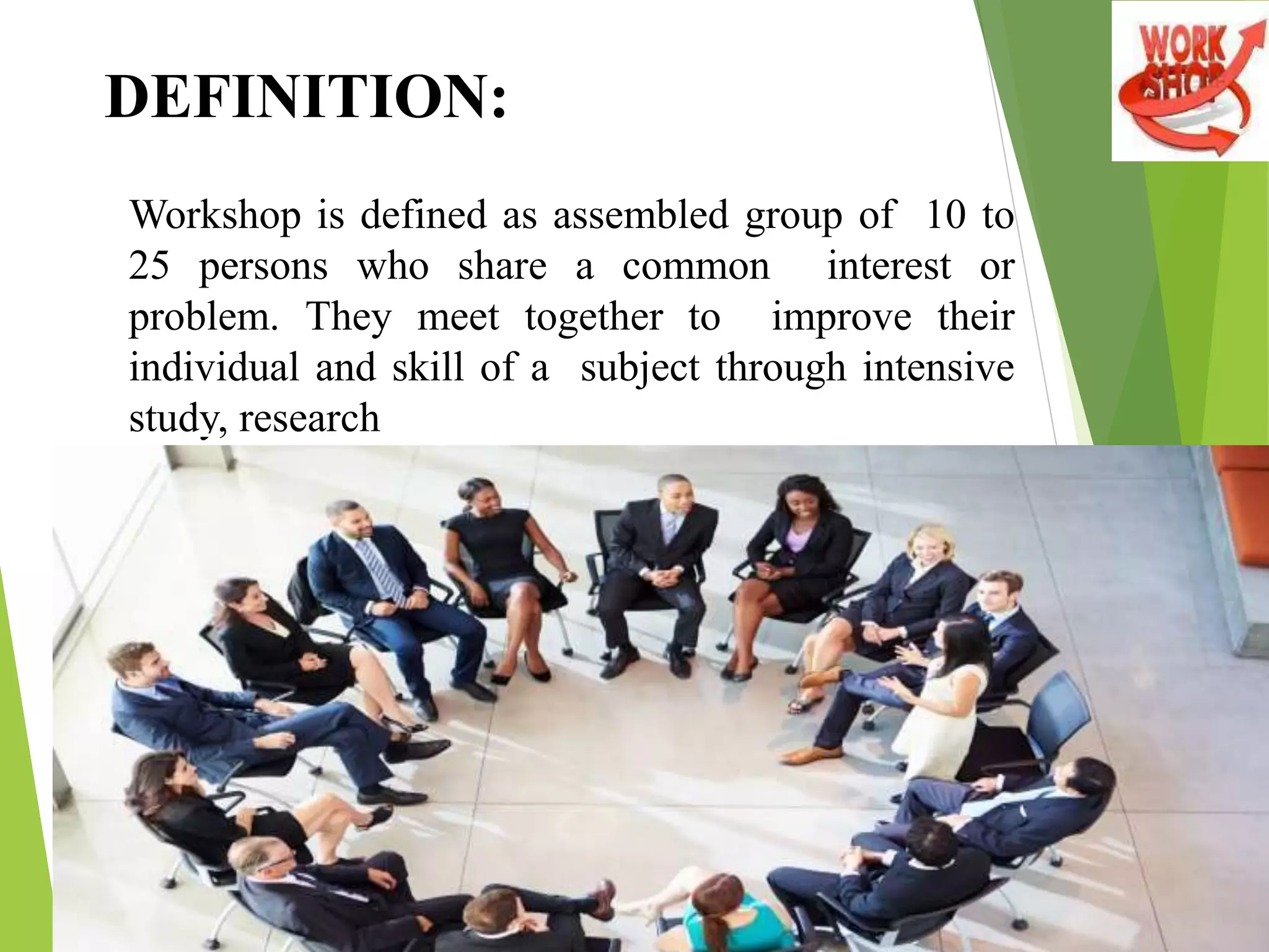 Teaching Methods (Workshop, Project,Role play ) | PPTX