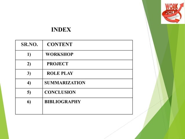 Teaching Methods (Workshop, Project,Role play ) | PPTX