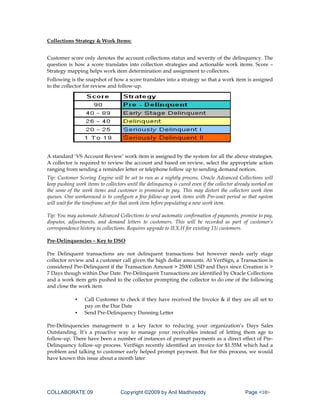 Oracle White Paper: Re-Engineer Your Cash Flow Cycle With Oracle Credit ...