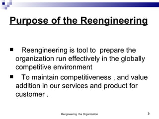 Reenginering organisaton | PPT