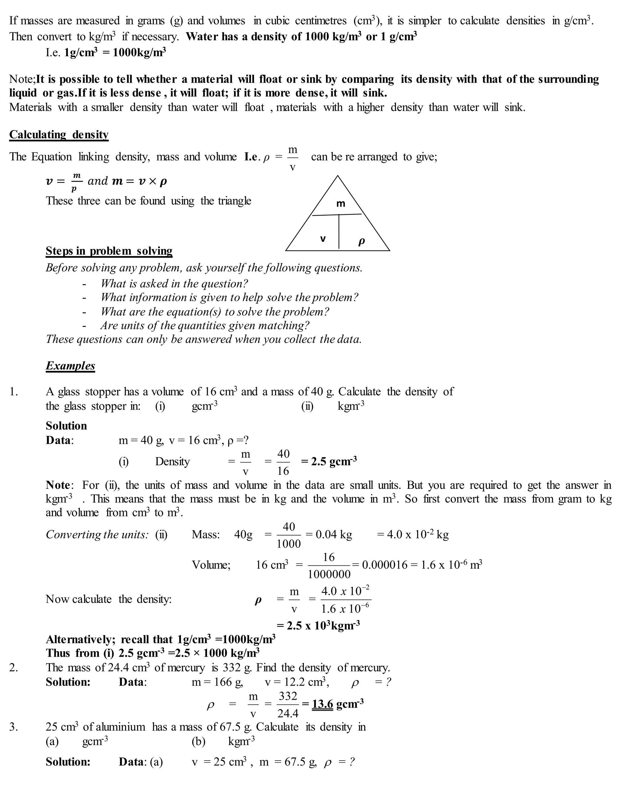 Reerence notes for igcse physics year10 2016 | DOCX