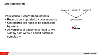 MongoDB World 2019: Non-uniform Document Serialization and Versioning | PDF
