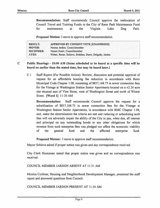 Reno Council member Devon Reese's ethics violations | PDF