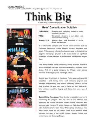 Morgan Rees Strategic Alliances & Special Events 2012 | PDF