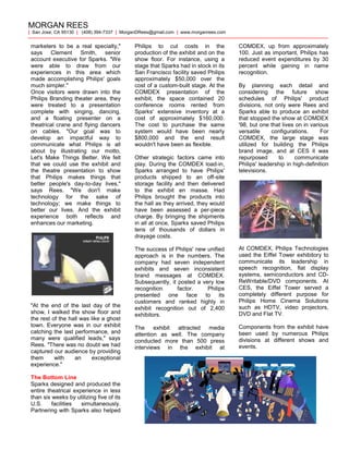 Morgan Rees Strategic Alliances & Special Events 2012 | PDF