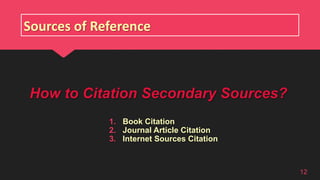 Reference in Legal Research | PPTX
