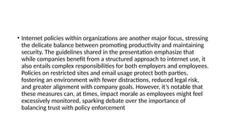 reflection paper aboutICT & Internet Policies | PPTX