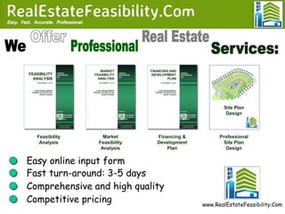 Real Estate Feasibility | PPT