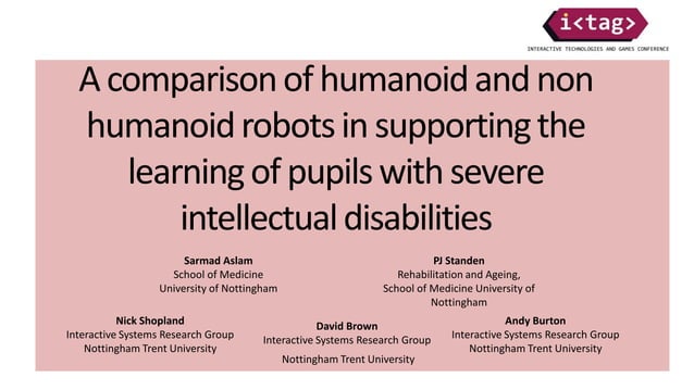 A comparison of humanoid and non-humanoid robots in supporting the ...