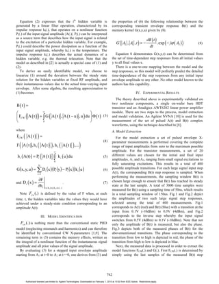 Paramètres X - Extension Long Term Dynamic Memory Effects | PDF