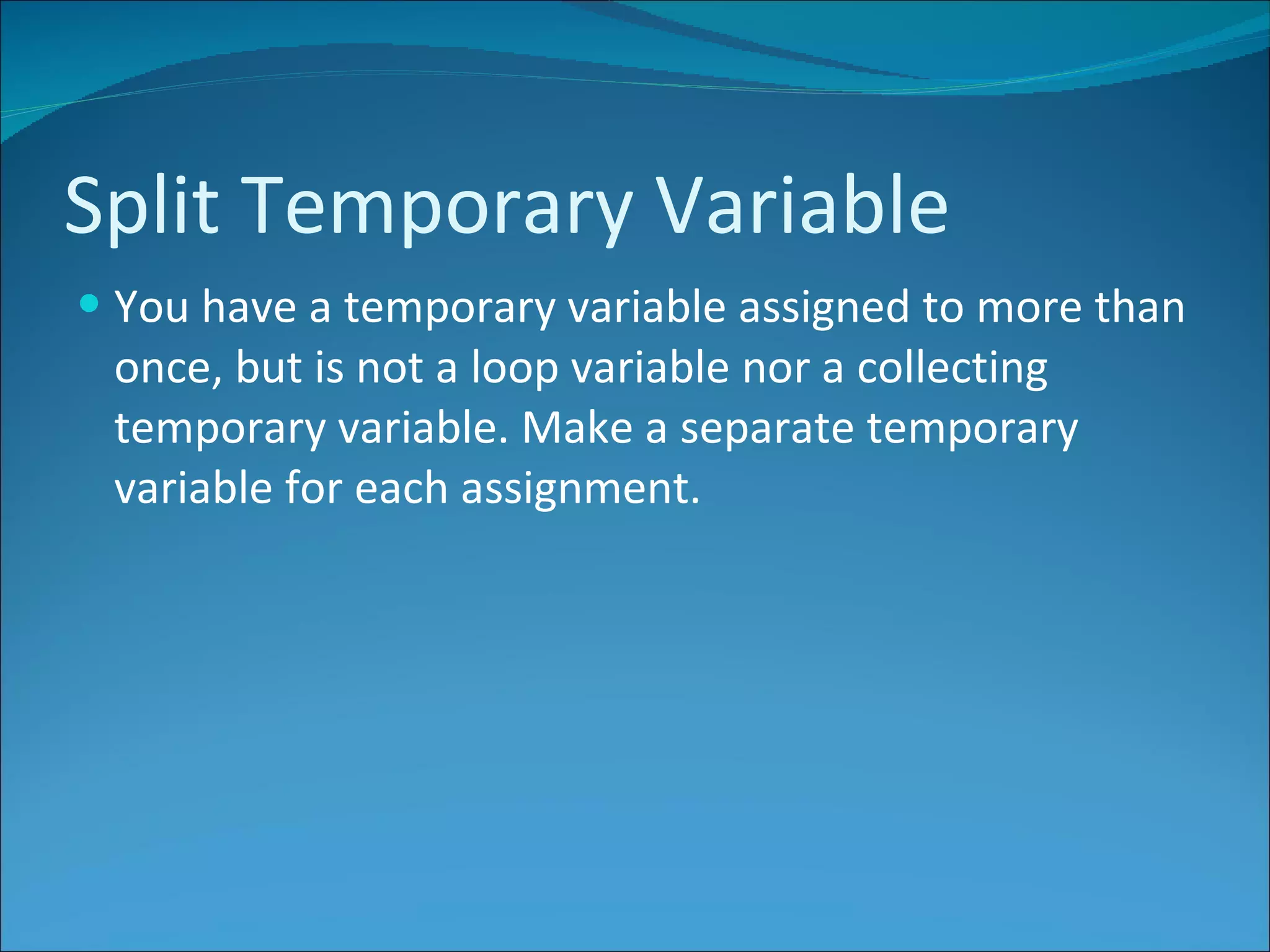 Refactoring Tips by Martin Fowler | PPT