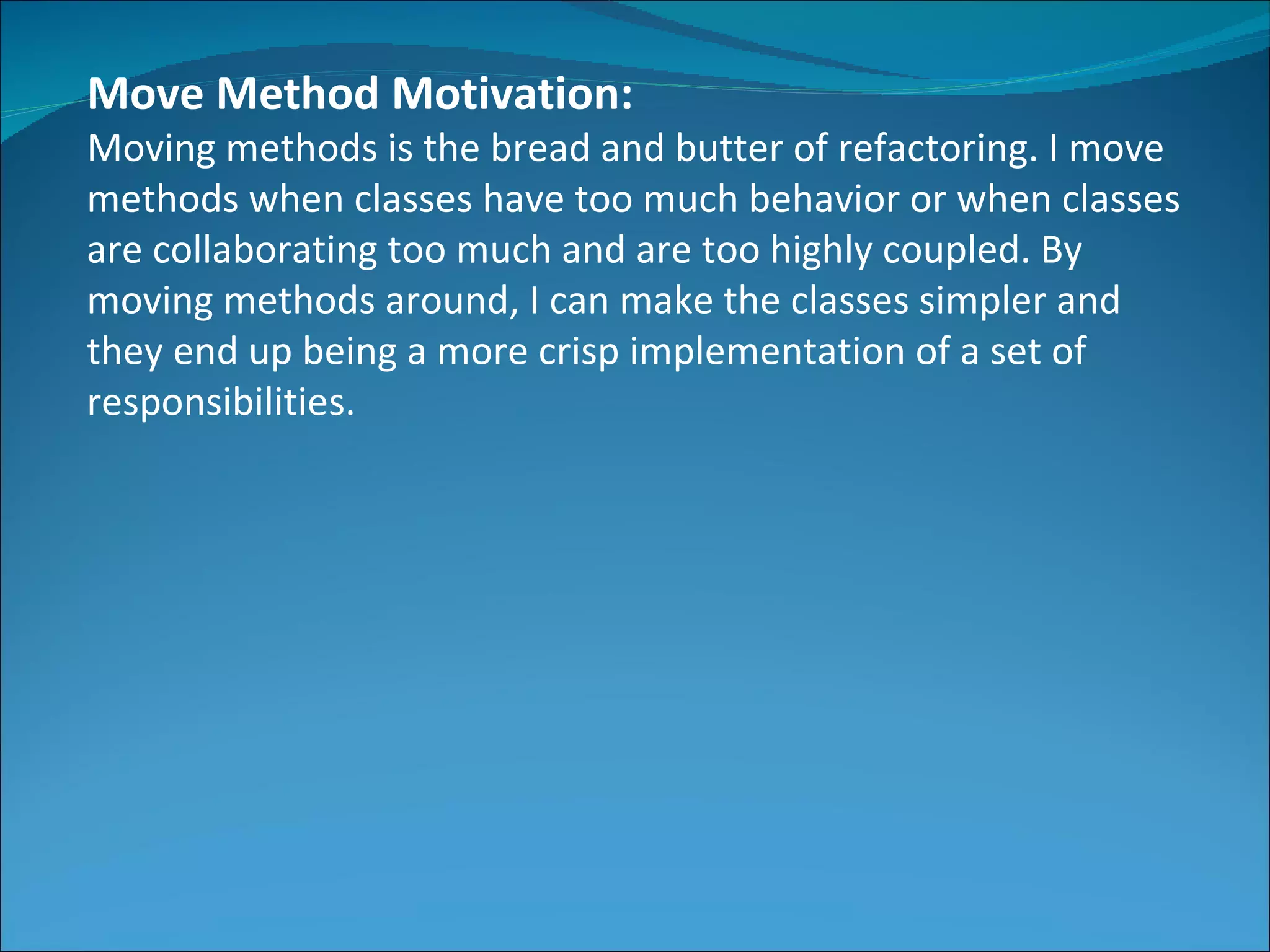 Refactoring Tips by Martin Fowler | PPT