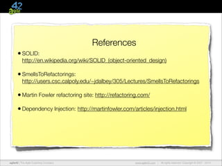 Introduction to Refactoring | PDF | Programming Languages | Computing