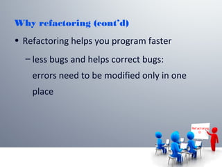 Few minutes To better Code - Refactoring | PPT
