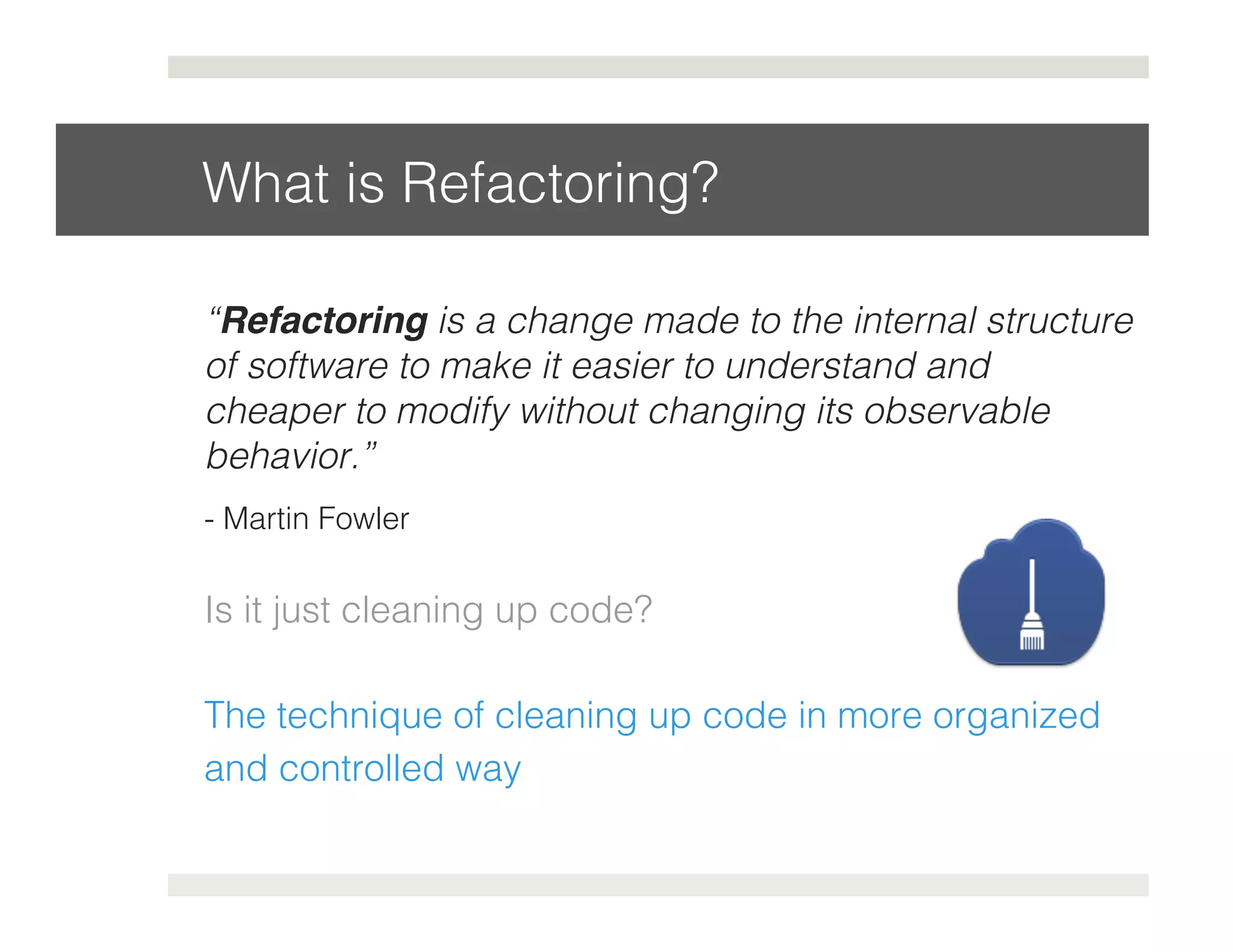 Refactoring | PPT