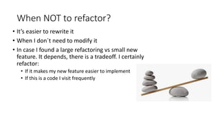 Refactoring | PPT