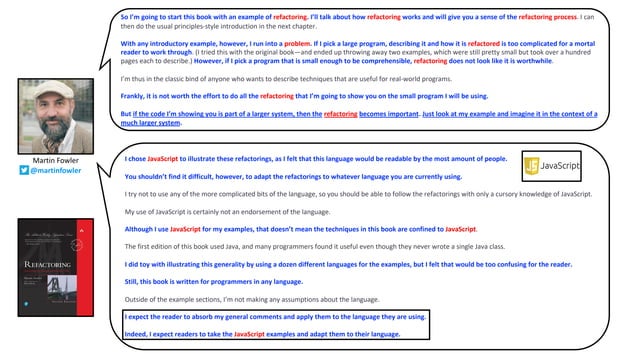 Refactoring: A First Example - Martin Fowler’s First Example of ...