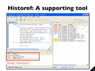 Refactoring Edit History of Source Code | PPT