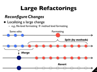Refactoring Edit History of Source Code | PPT