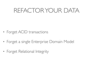 Refactoring for microservices | PPT