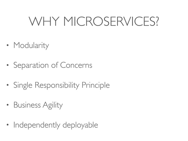 Refactoring for microservices | PPT