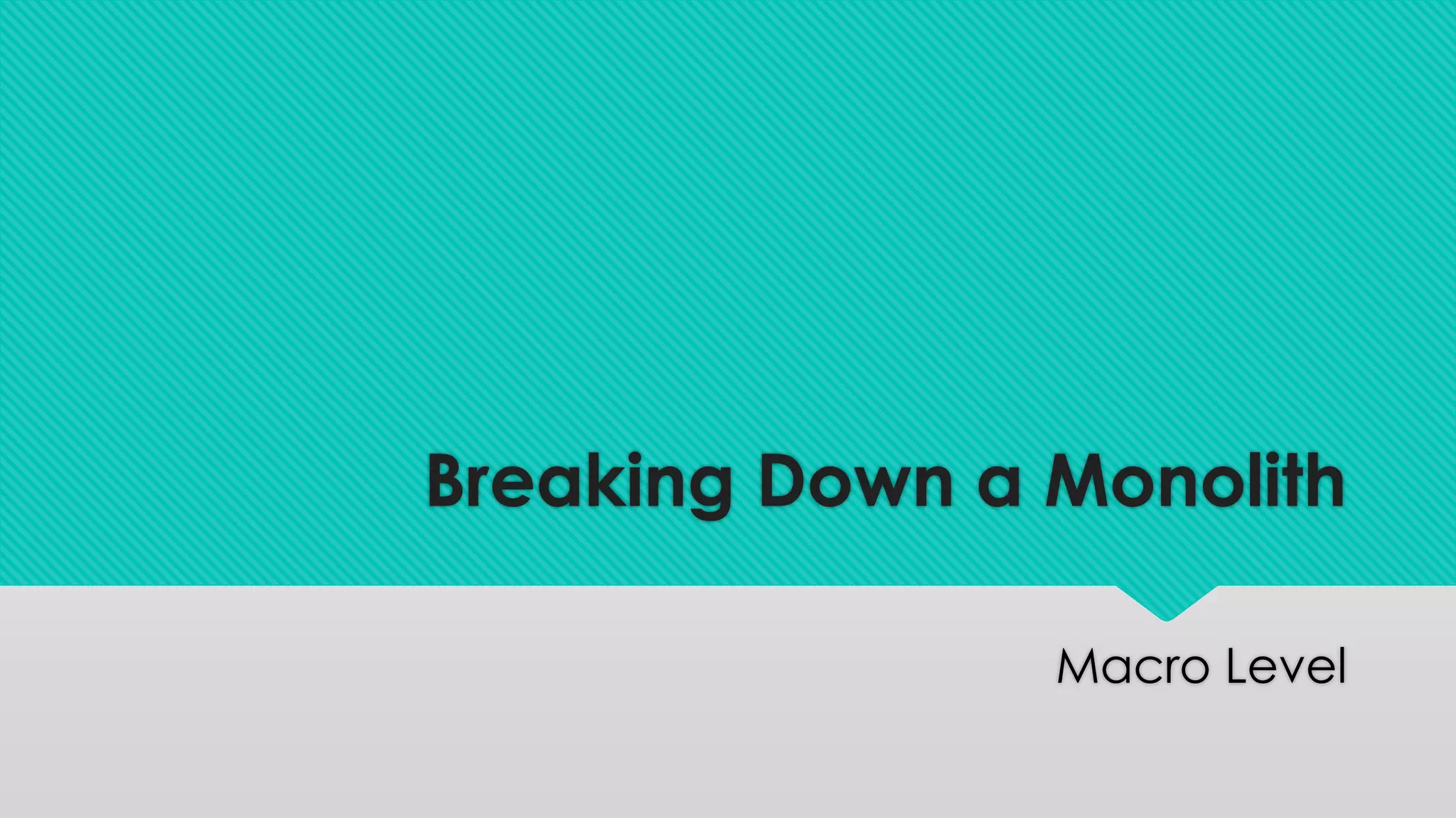 Refactoring: Gold from a Monolithic Legacy | PDF