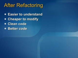 Refactoring, A First Example | PPT