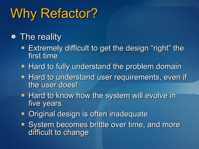 Refactoring, A First Example | PPT