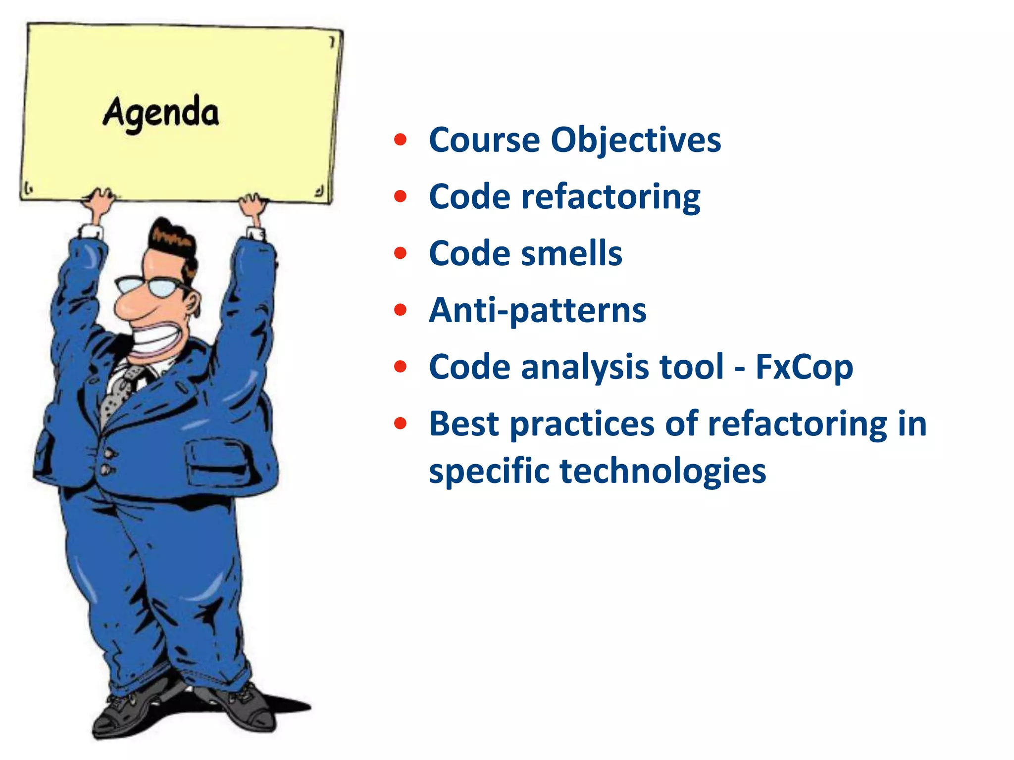 Refactoring and code smells | PPTX | Web Development | Internet