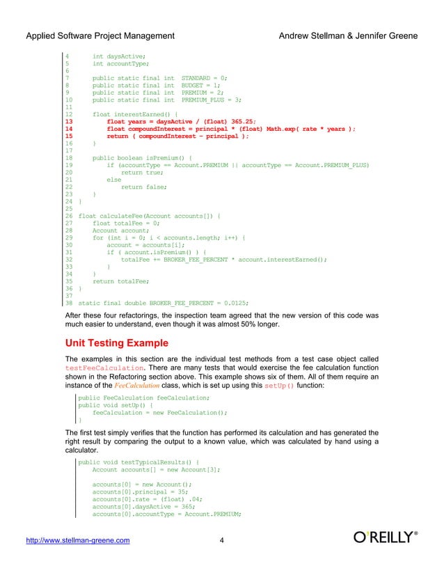 Refactoring And Unit Testing | PDF Refactoring And Unit Testing | PDF